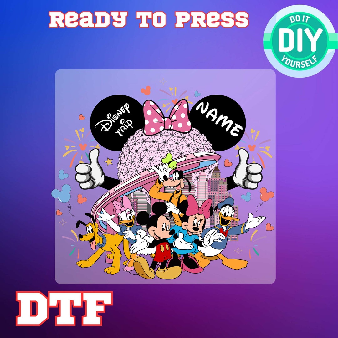 Disney Dtf, Disneyland, Disney Princesses Ready to Press Dtf,disney Dtf ...