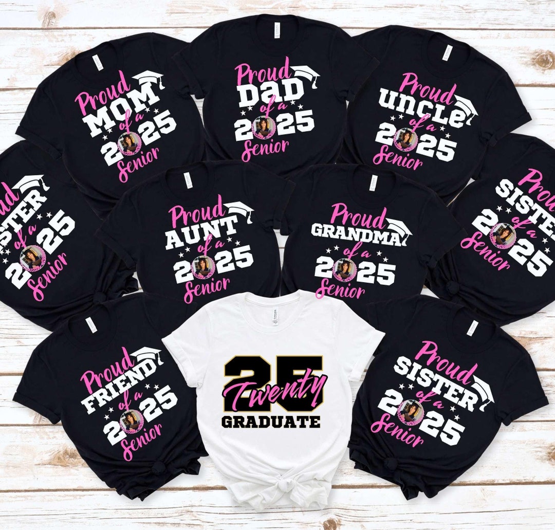 Custom Family Graduation Shirts, Senior 2026 Family Matching T Shirt ...