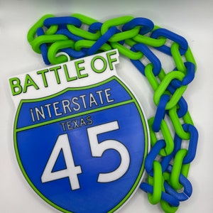 Custom 3D Printed Turnover Oversized Sports Chains - Etsy