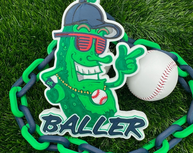 Custom 3D Printed Turnover Oversized Sports Chains MVP Player of the ...