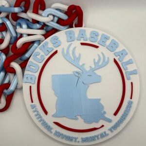 Custom 3D Printed Turnover Oversized Sports Chains - Etsy