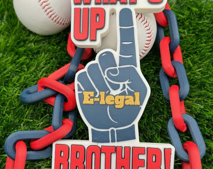 Custom 3D Printed Turnover Oversized Sports Chains - Etsy