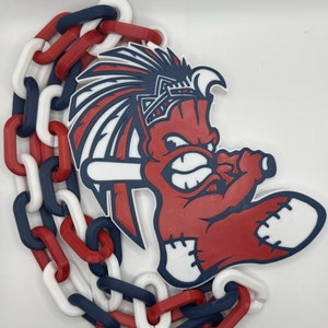 Custom 3D Printed Turnover Oversized Sports Chains - Etsy