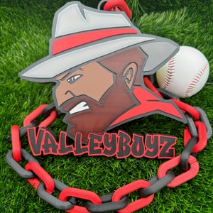 Custom 3D Printed Turnover Oversized Sports Chains MVP Player of the ...