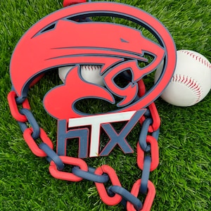 Custom 3D Printed Turnover Oversized Sports Chains MVP Player of the ...