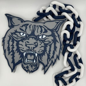 Custom 3D Printed Turnover Oversized Sports Chains - Etsy