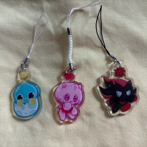 Sonic Adventure 2 Battle Chao Phone Charm Cute Kawaii Acrylic Epoxy - Etsy