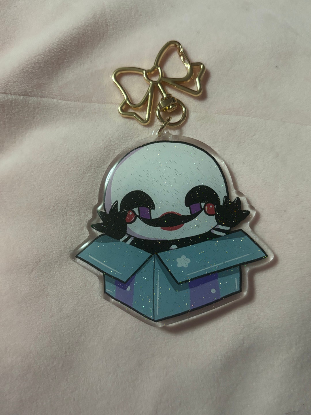 Five Nights at Freddys the Puppet Peeking Chibi Acrylic Charm FNAF - Etsy