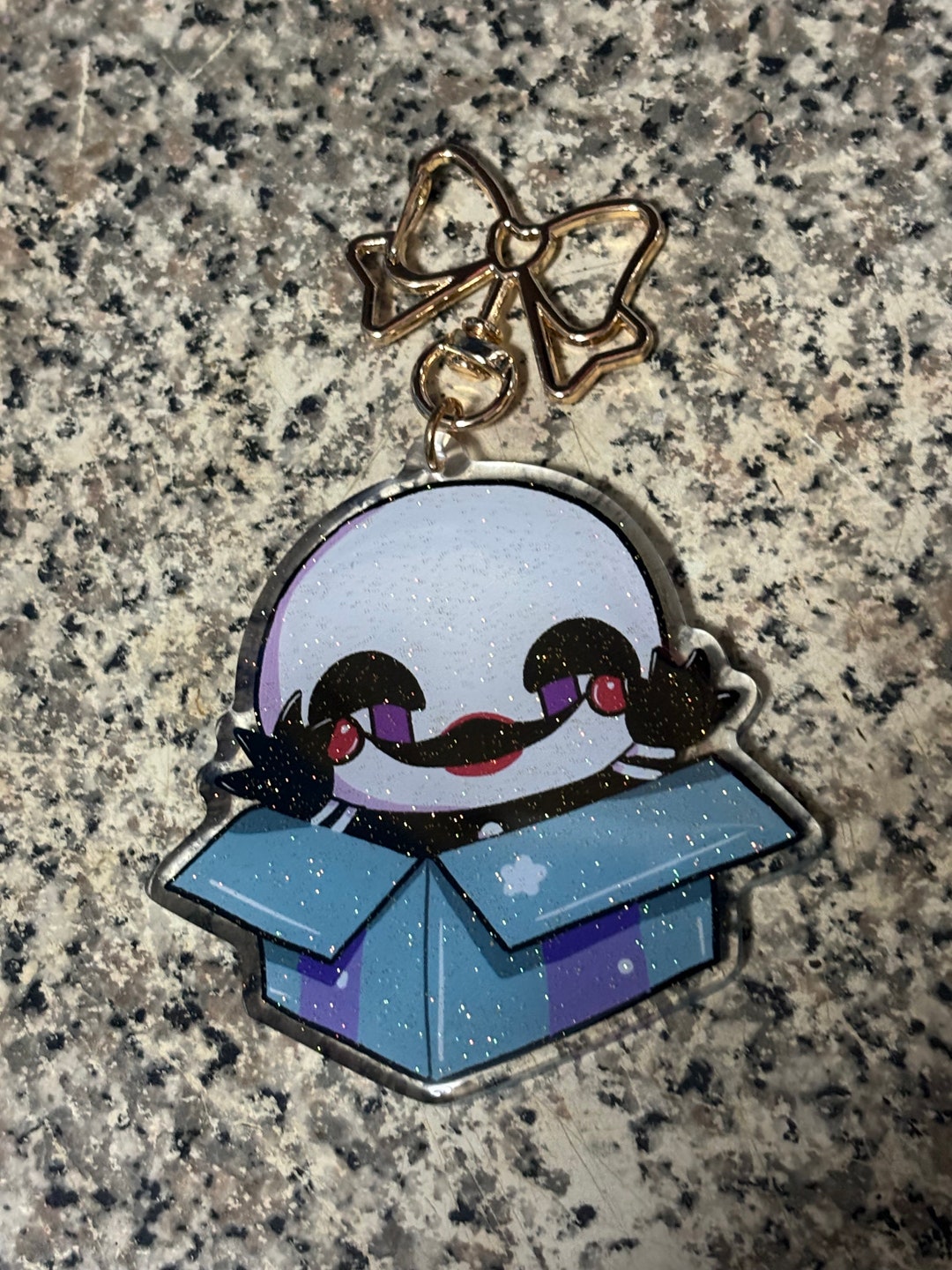 Five Nights at Freddys the Puppet Peeking Chibi Acrylic Charm FNAF - Etsy
