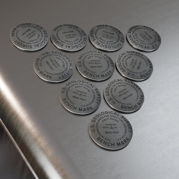 National Park Benchmark Magnets - Etsy