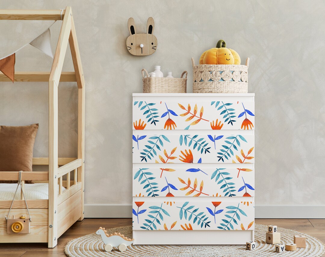Personalized Decals for IKEA Malm Dressers Custom Decor, Stickers for ...