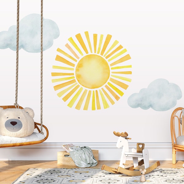 Sun Wall Decal - Etsy