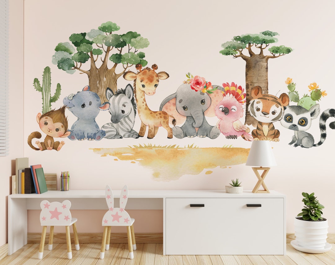 Zoo Wall Decals at Elma Thomas blog