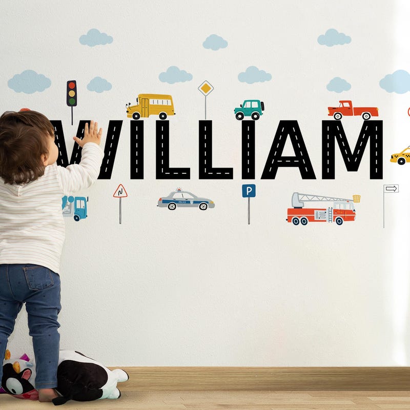 Personalized Name Wallpaper - Etsy