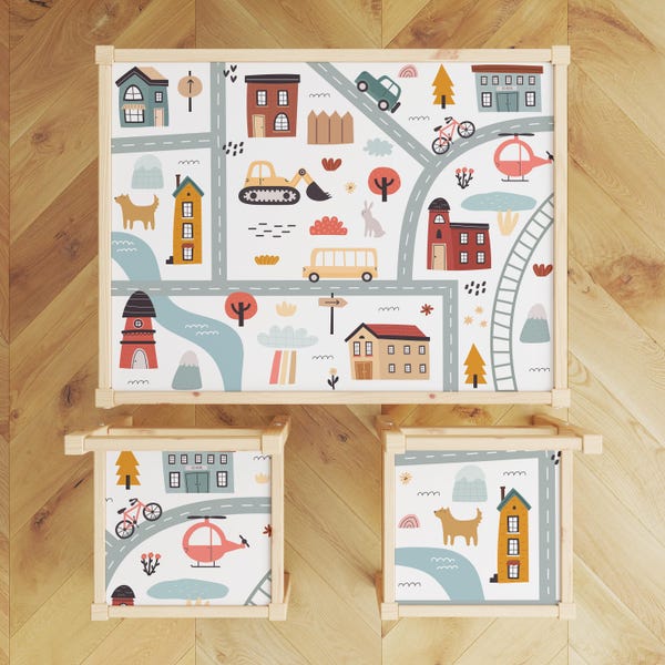 Train Table Decal - Etsy
