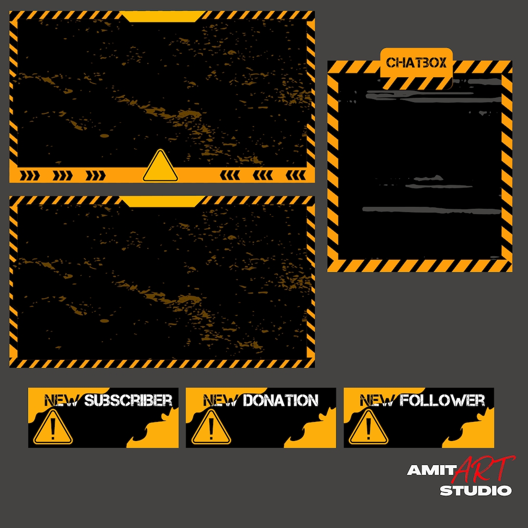 Streamer Twitch Overlay Pack Twitch Animations Animated Overlays Custom ...