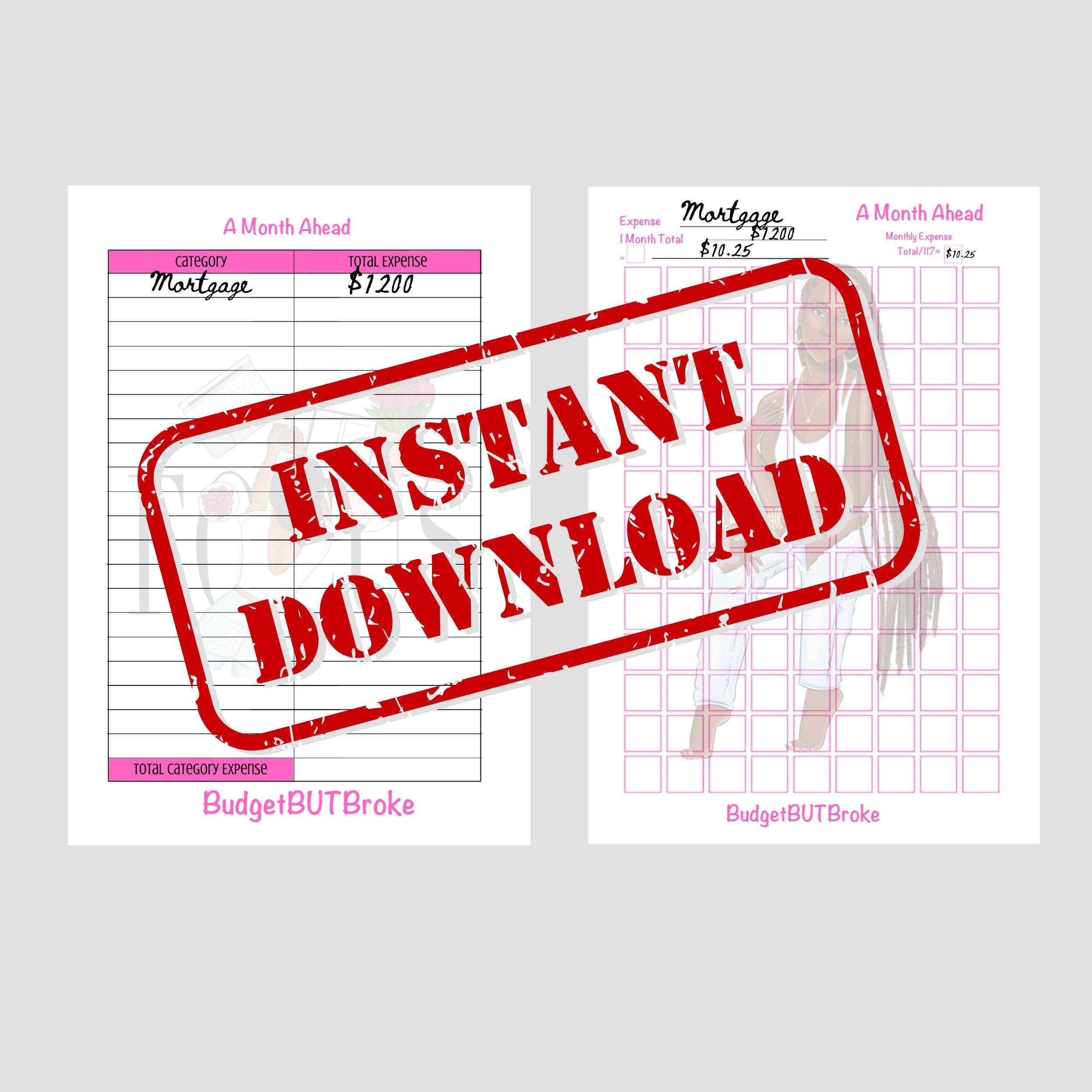 A Month Ahead A6 Pdf Forms - Etsy