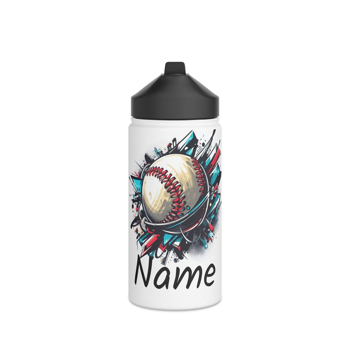 Personalized Baseball Water Bottle, Stainless Steel Water Bottle ...