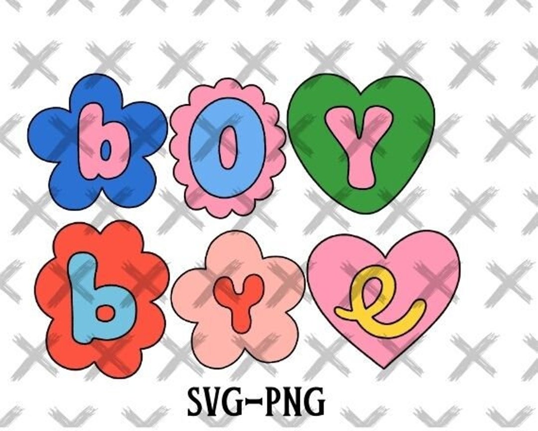 Boy Bye Svg & Png File - Etsy