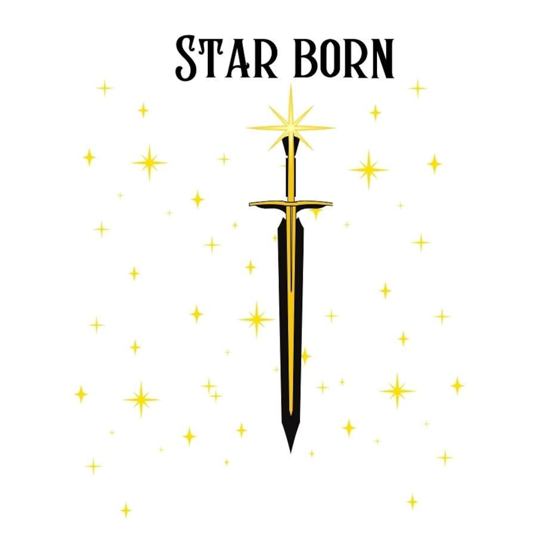 Star Born Sword Crescent City Png for Sublimation - Etsy