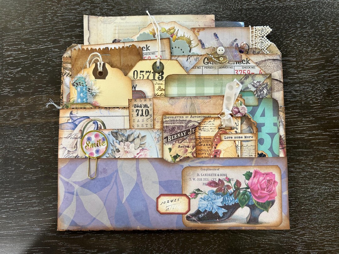 Ephemera Loaded Decorated Bags Bundle 1 - Etsy