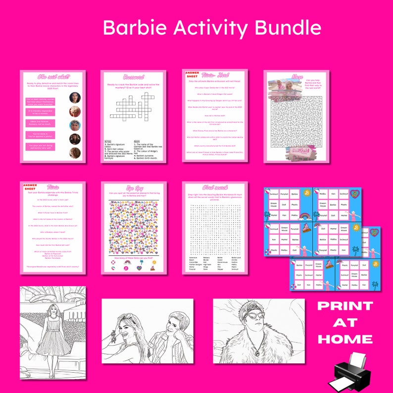 Party Games and Activities for Adults and Teens- Barb Party Game - Etsy