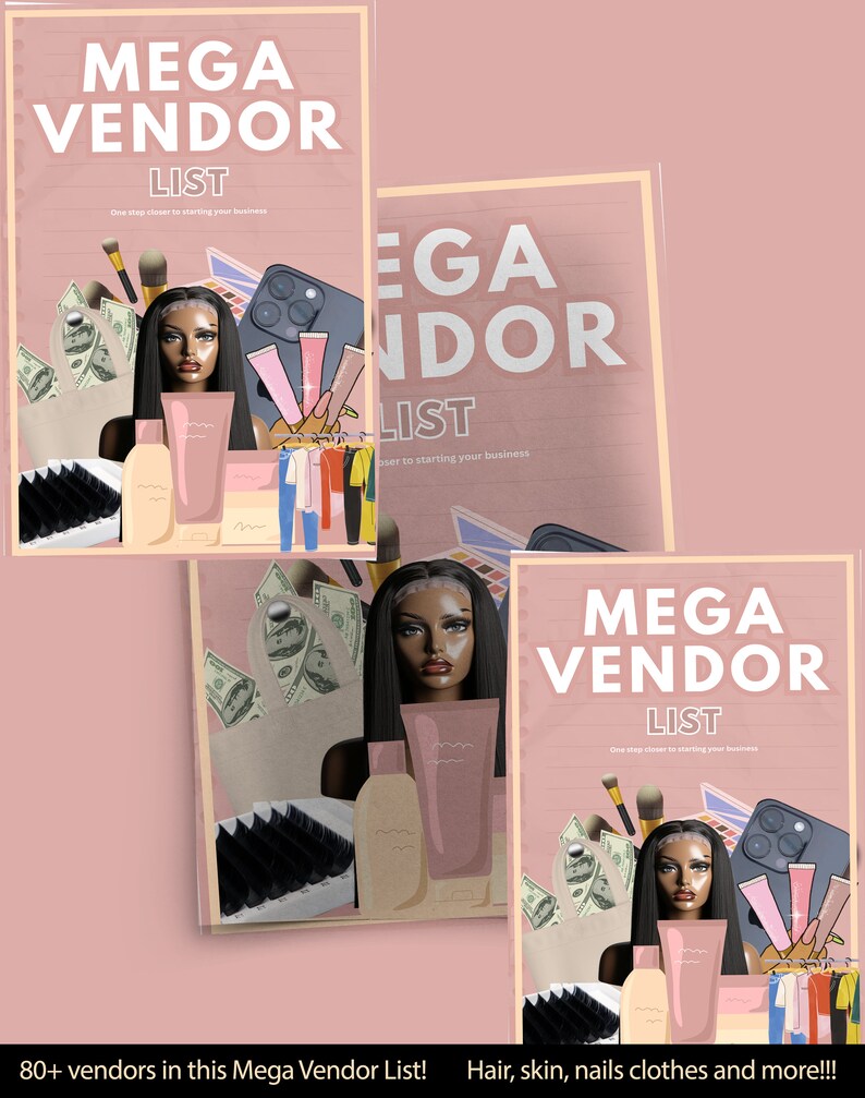 Mega Vendor List - Etsy