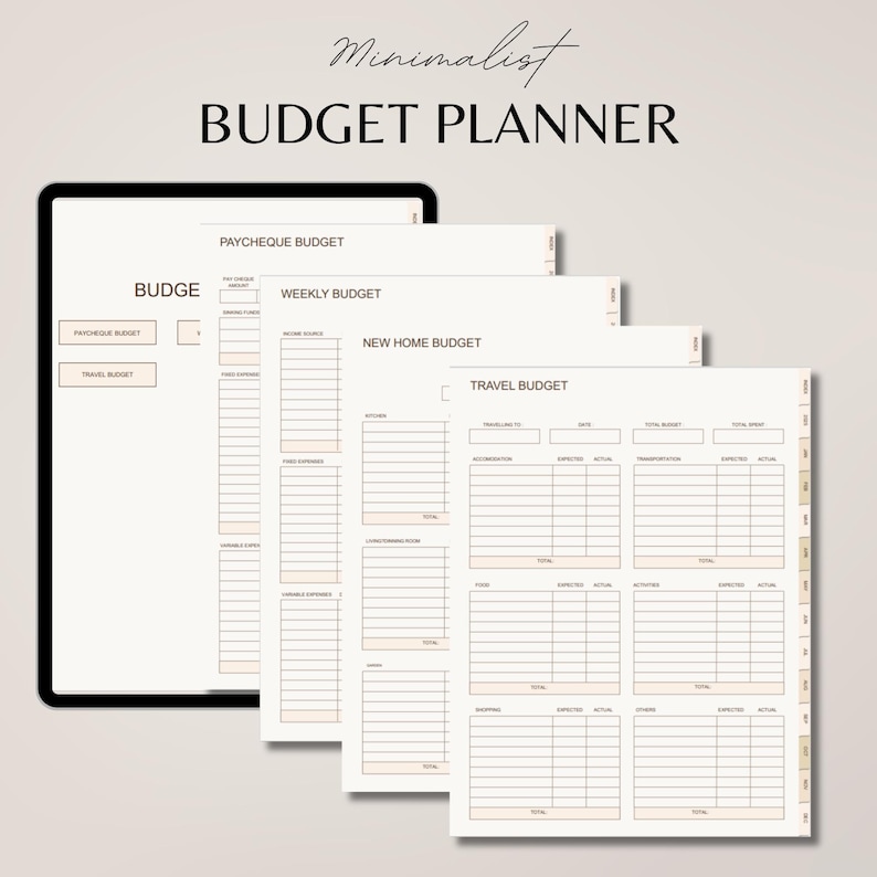 2025 Ultimate BUDGET Planner | Financial Digital Planner | Budget ...