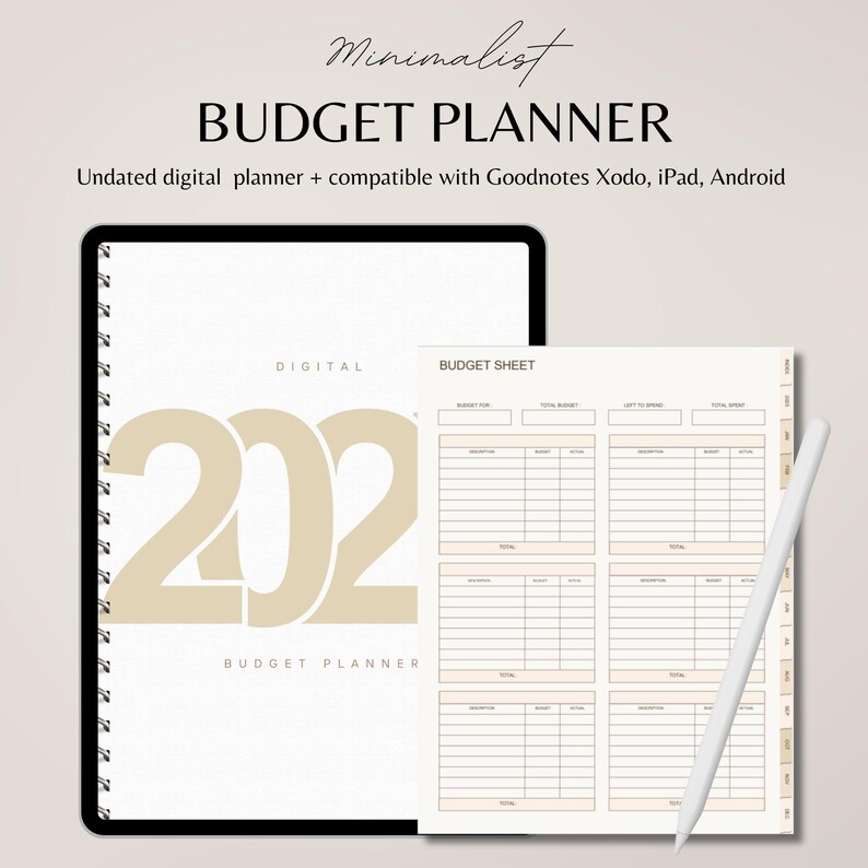 2025 Ultimate BUDGET Planner | Financial Digital Planner | Budget ...