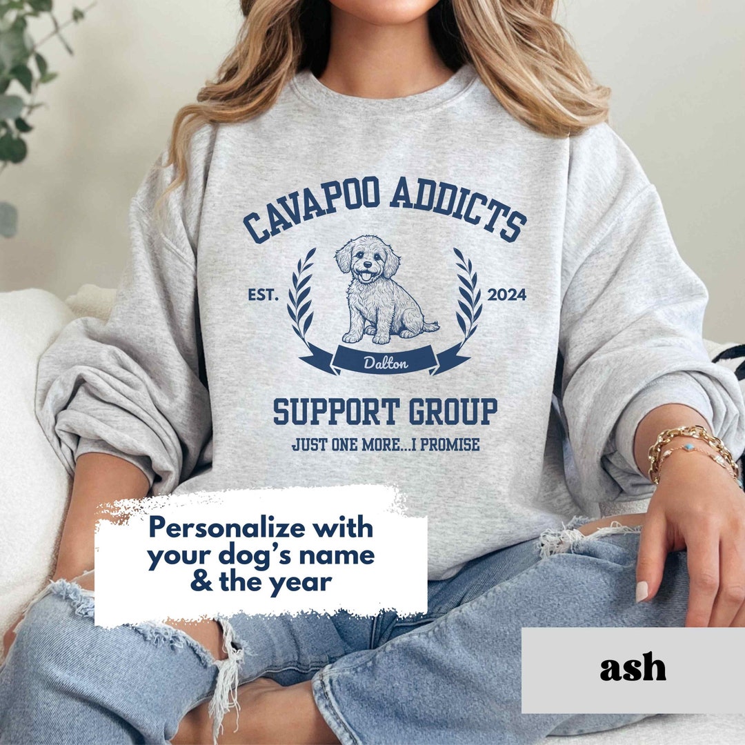 Personalized Cavapoo Shirt, Cavapoo Sweatshirt, Dog Mom Gift for Women ...