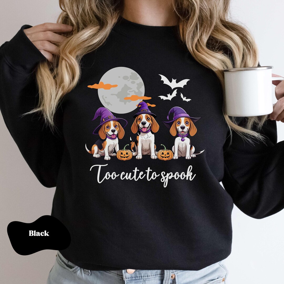 Beagle Halloween Sweatshirt, Beagle Mom Gift, Halloween Dog Shirt ...