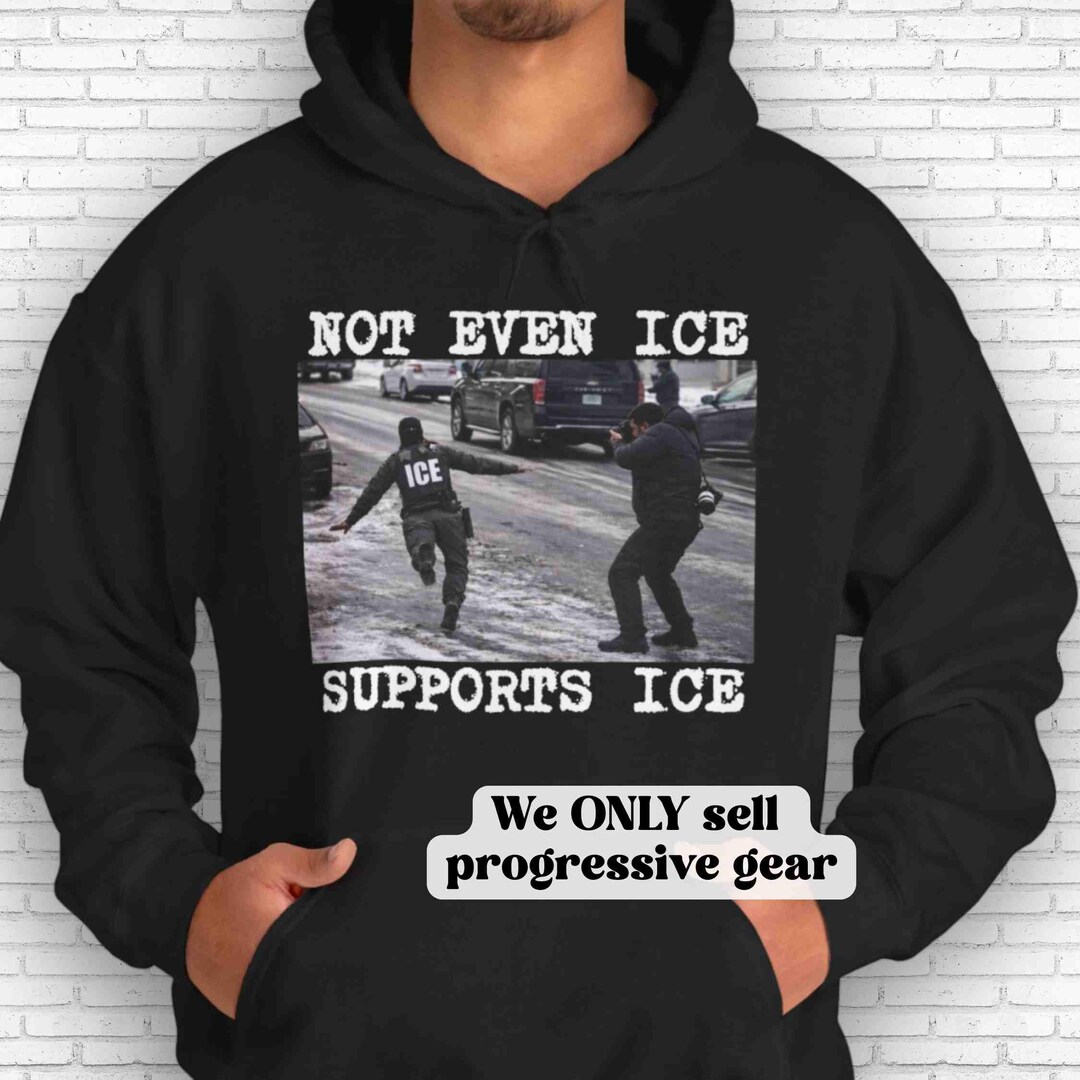 Anti ICE Sweatshirt, Funny Ice Agent Falling Slipping Meme, Chinga La ...