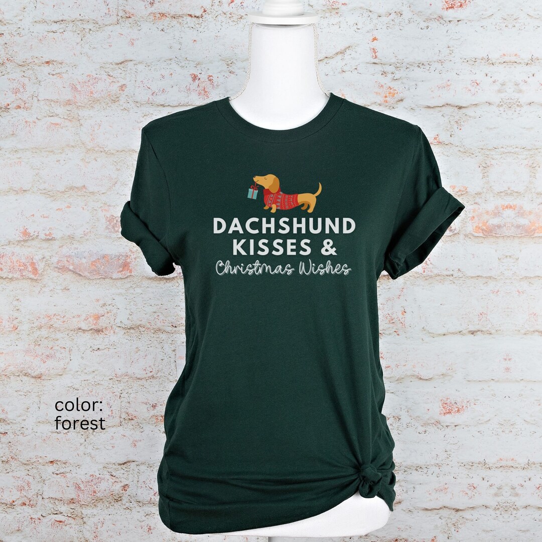 Dachshund Christmas Shirt, Christmas Dog Shirt, Christmas Tshirt ...