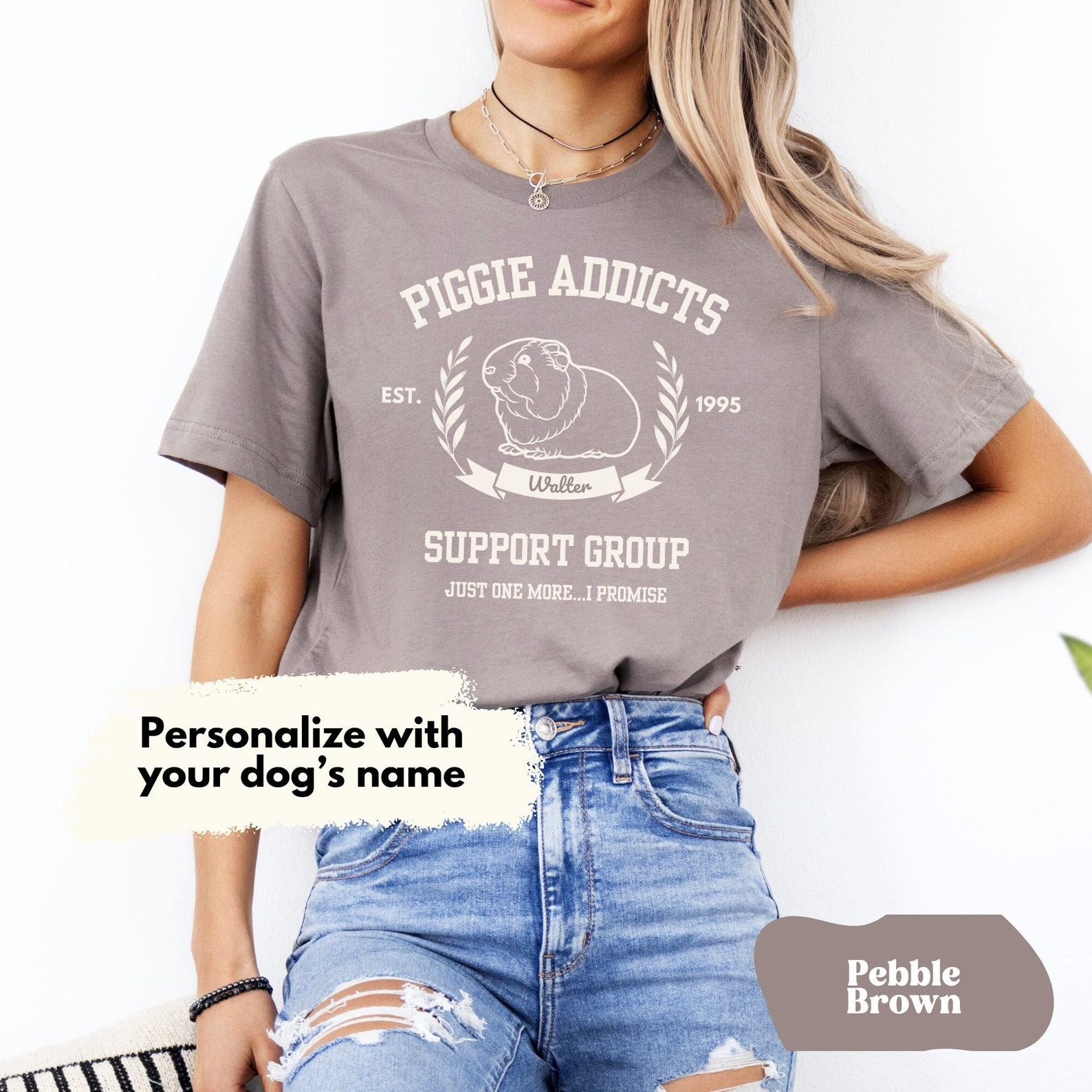 Custom Guinea Pig Shirt, Guinea Pig Mom T-shirt, Custom Piggie T-shirt ...