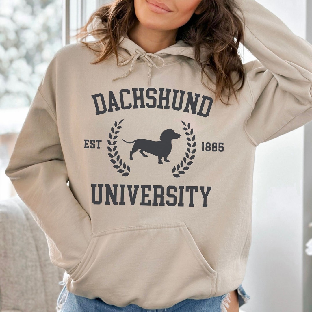 Dachshund University Shirt, Weiner Dog Sweatshirt, Dachshund Owner Tee ...