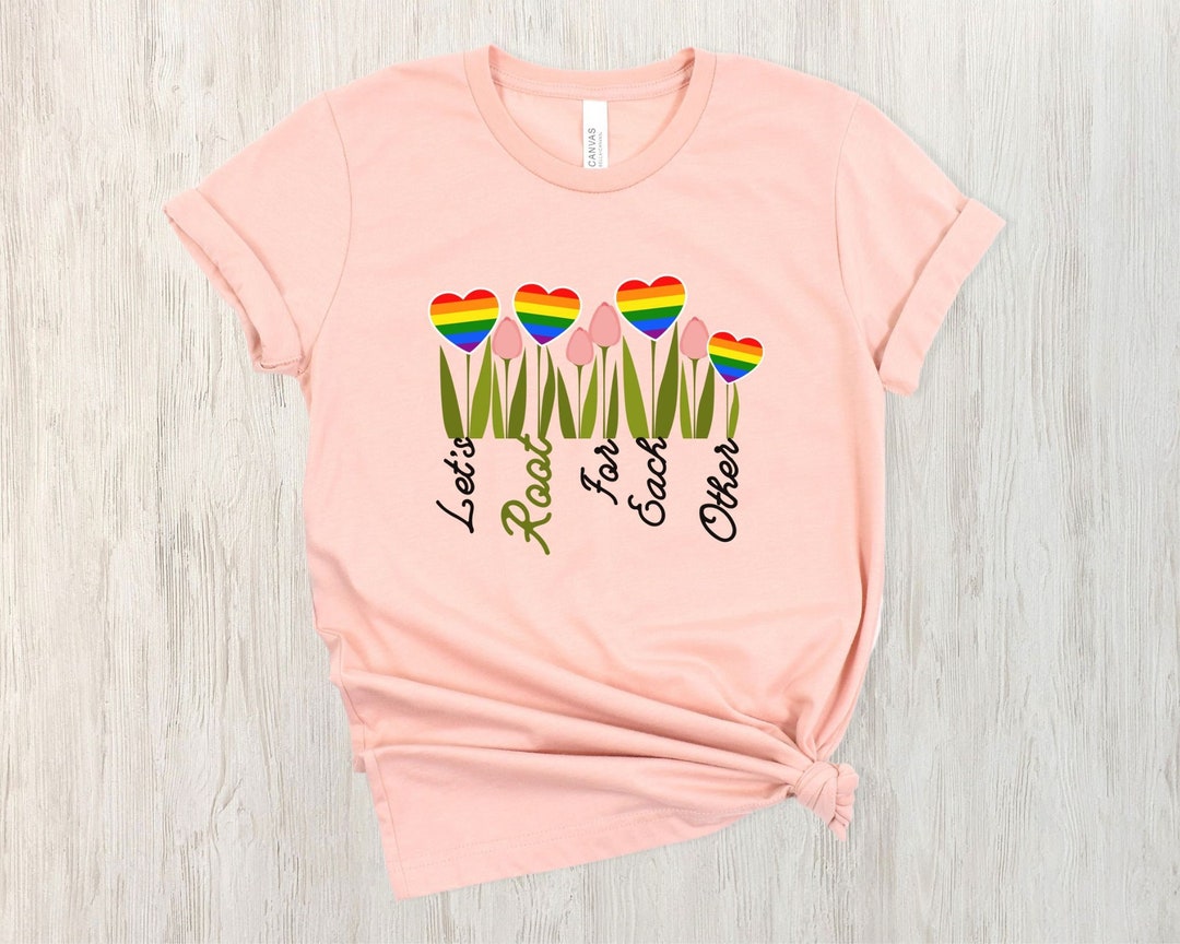 Gay Pride Flower Shirt, Subtle Pride Shirt, Social Justice Shirt, Gay Pride Tshirt, LGBTQ Pride ...
