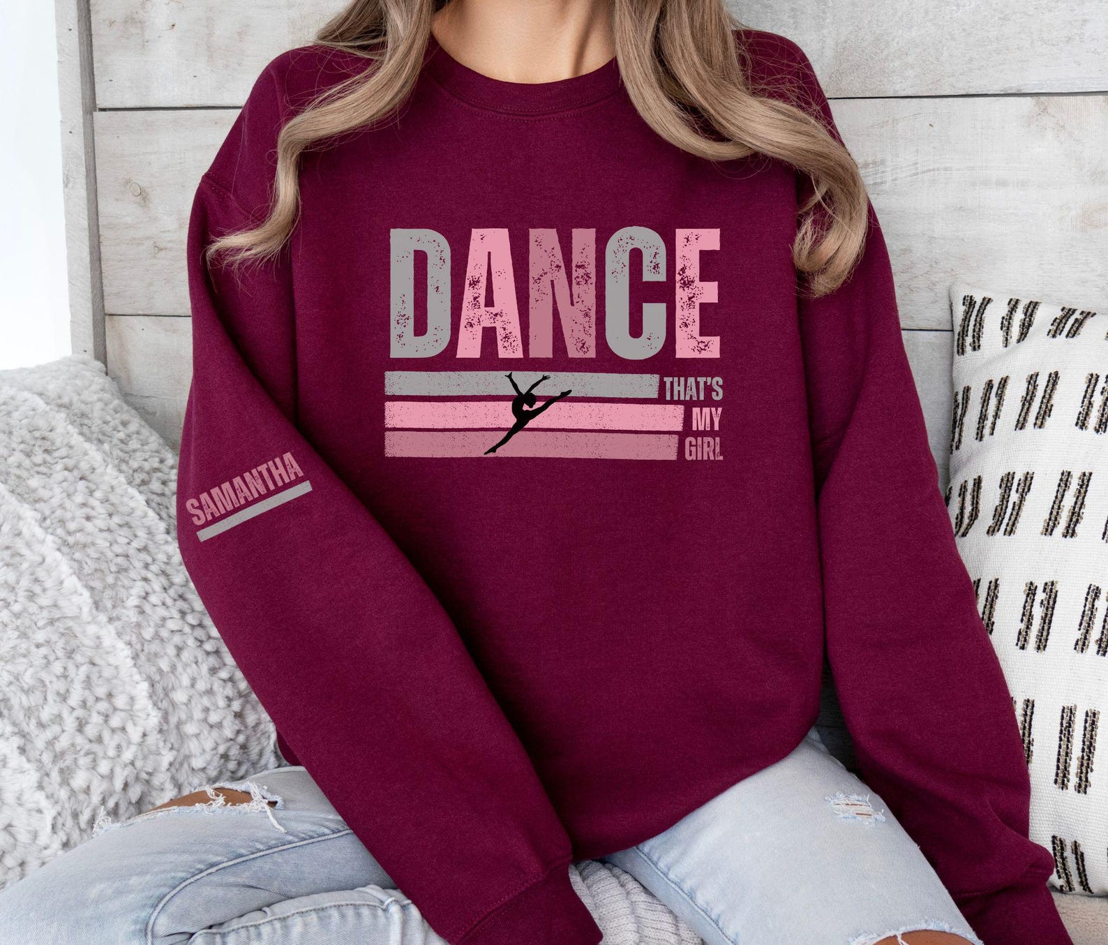 Custom Dance Sweatshirt, Dance Shirts, Dance Competition Sweatshirt ...