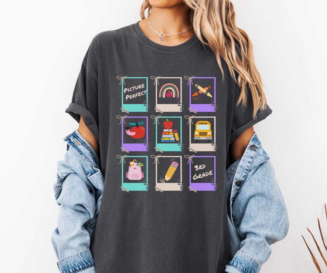 3rd Grade Teacher Team Group Comfort Colors Shirt, Grade Level ...