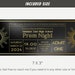 Editable Black Gold Prom Night Ticket Template, Homecoming and ...