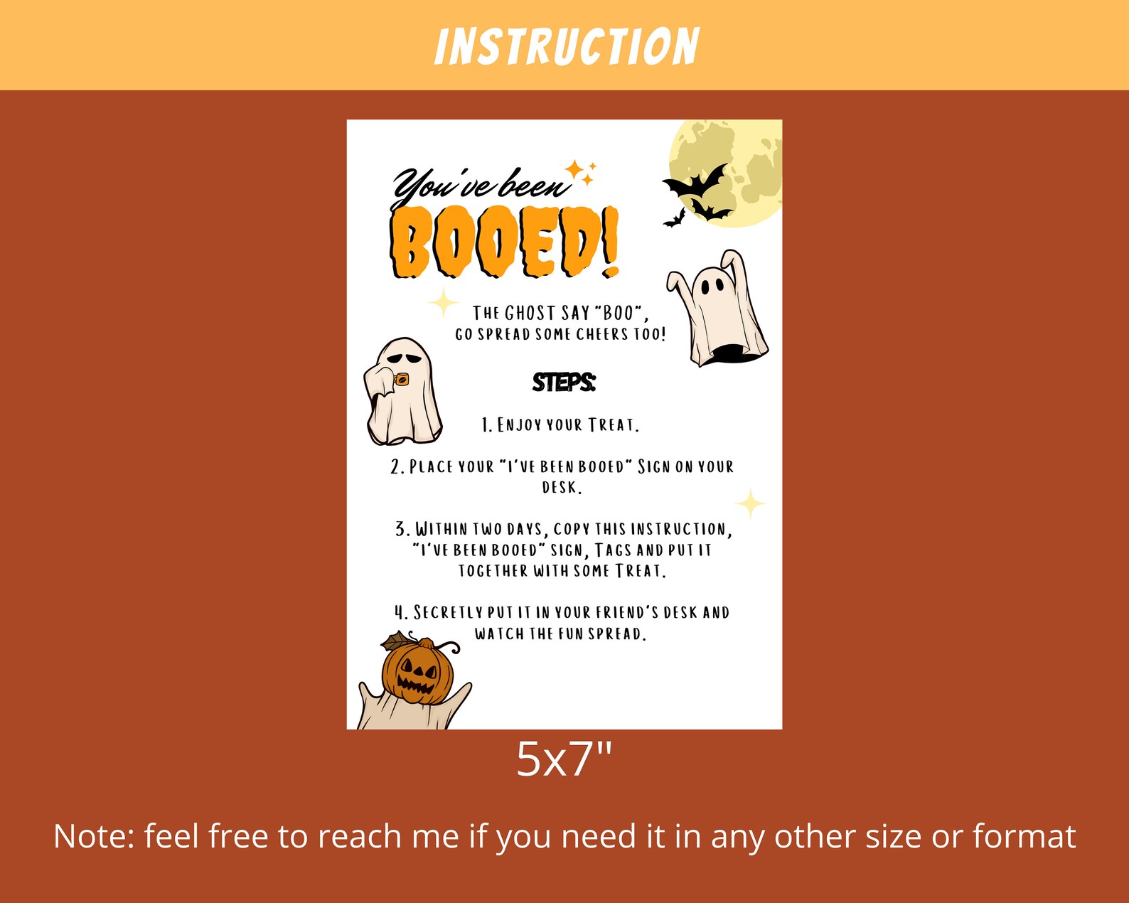You've Been Booed Printable Office Edition, Ideal for Workplace ...