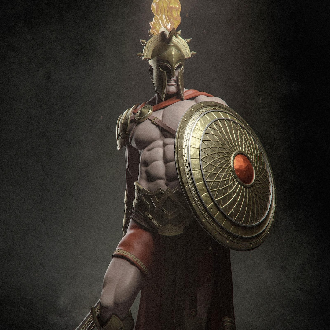 Ares God of War, STL Model, Resin, CA3D, 3D Printing, Very High Quality ...