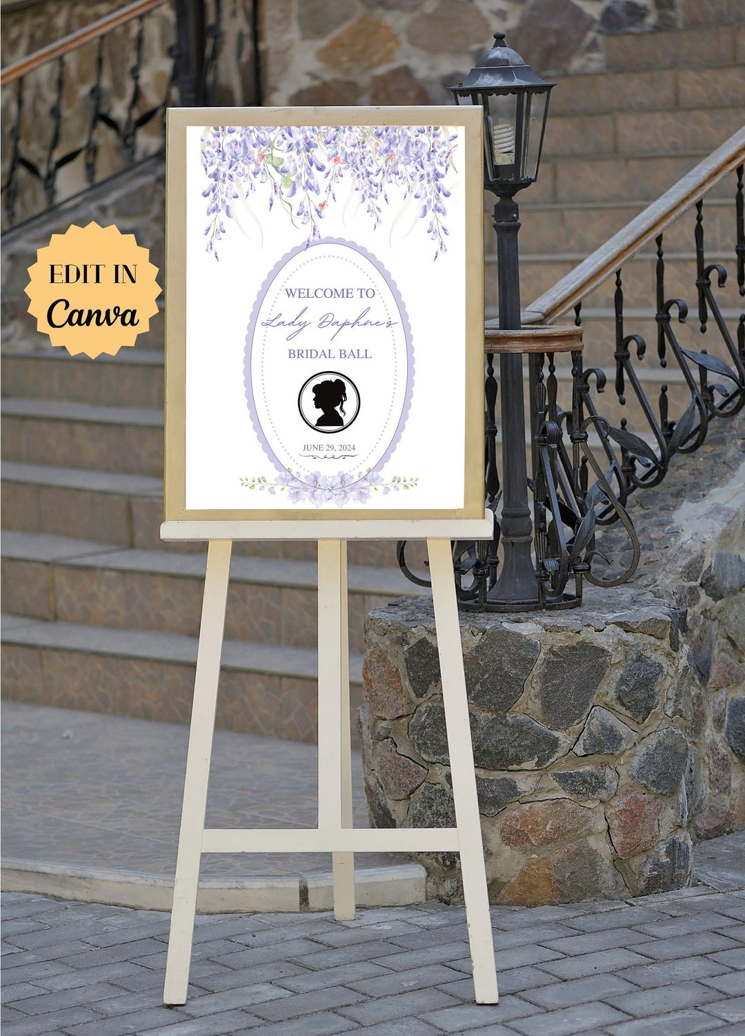 BRIDGERTON Welcome Sign I Bridgerton Bridal Ball Welcome Sign I ...