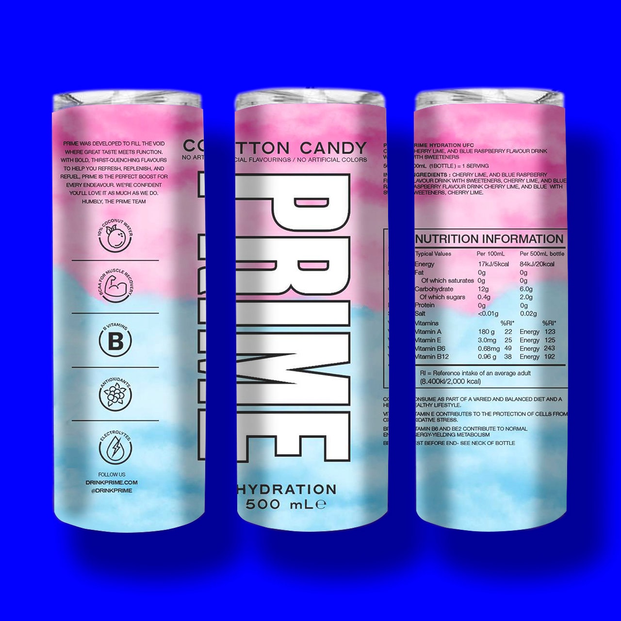 PRIME DRINKS Economical Pack of 15 Designs: 8 Tumblers and 7 Mugs, Each ...