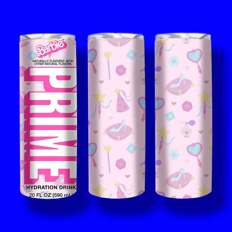 PRIME DRINK Pack of 6 Customizable Tumblers Templates - Etsy