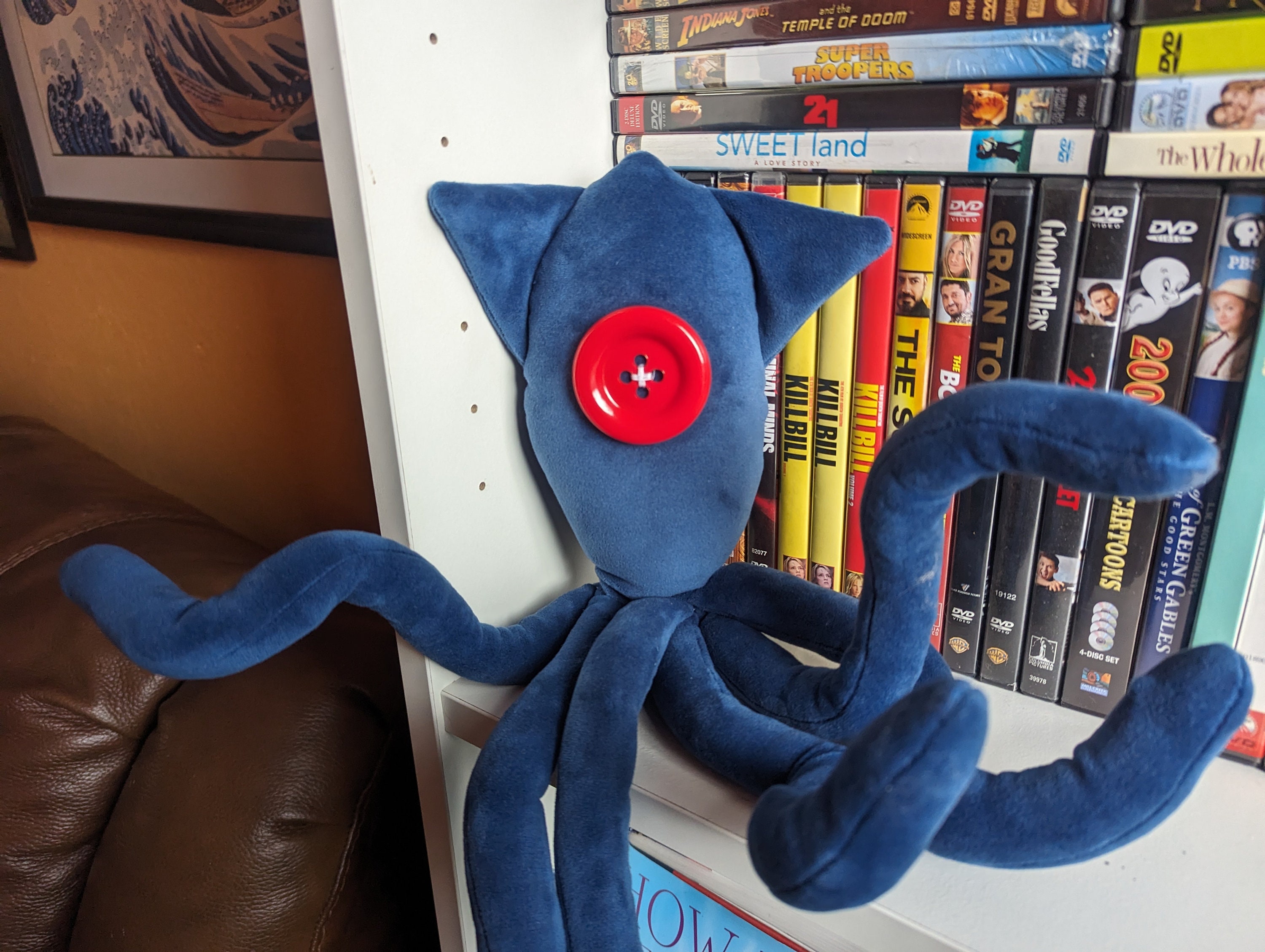 Button Eyed Squid Plush Sewing Pattern With Posable Tentacles ...