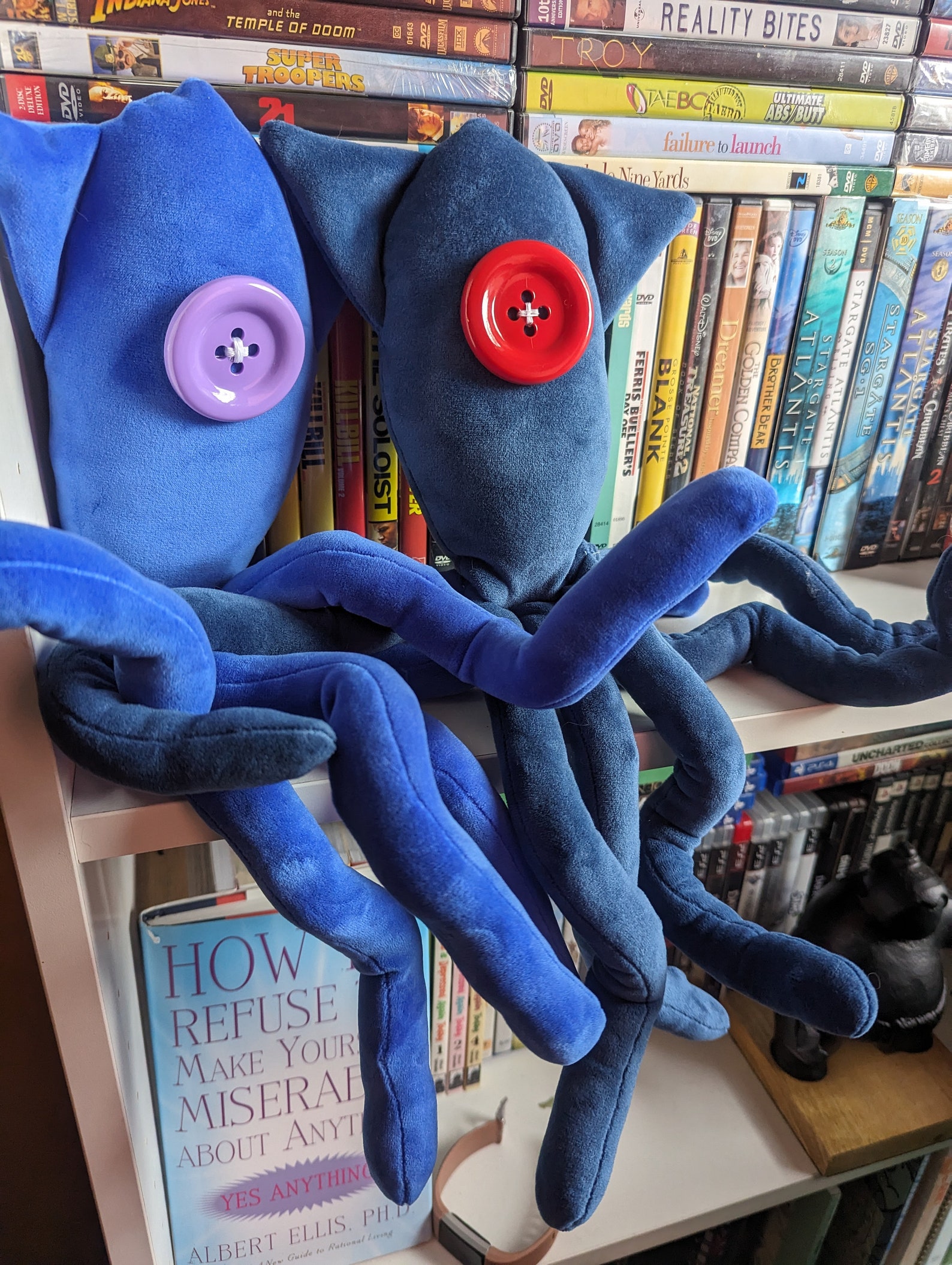 Button Eyed Squid Plush Sewing Pattern With Posable Tentacles ...