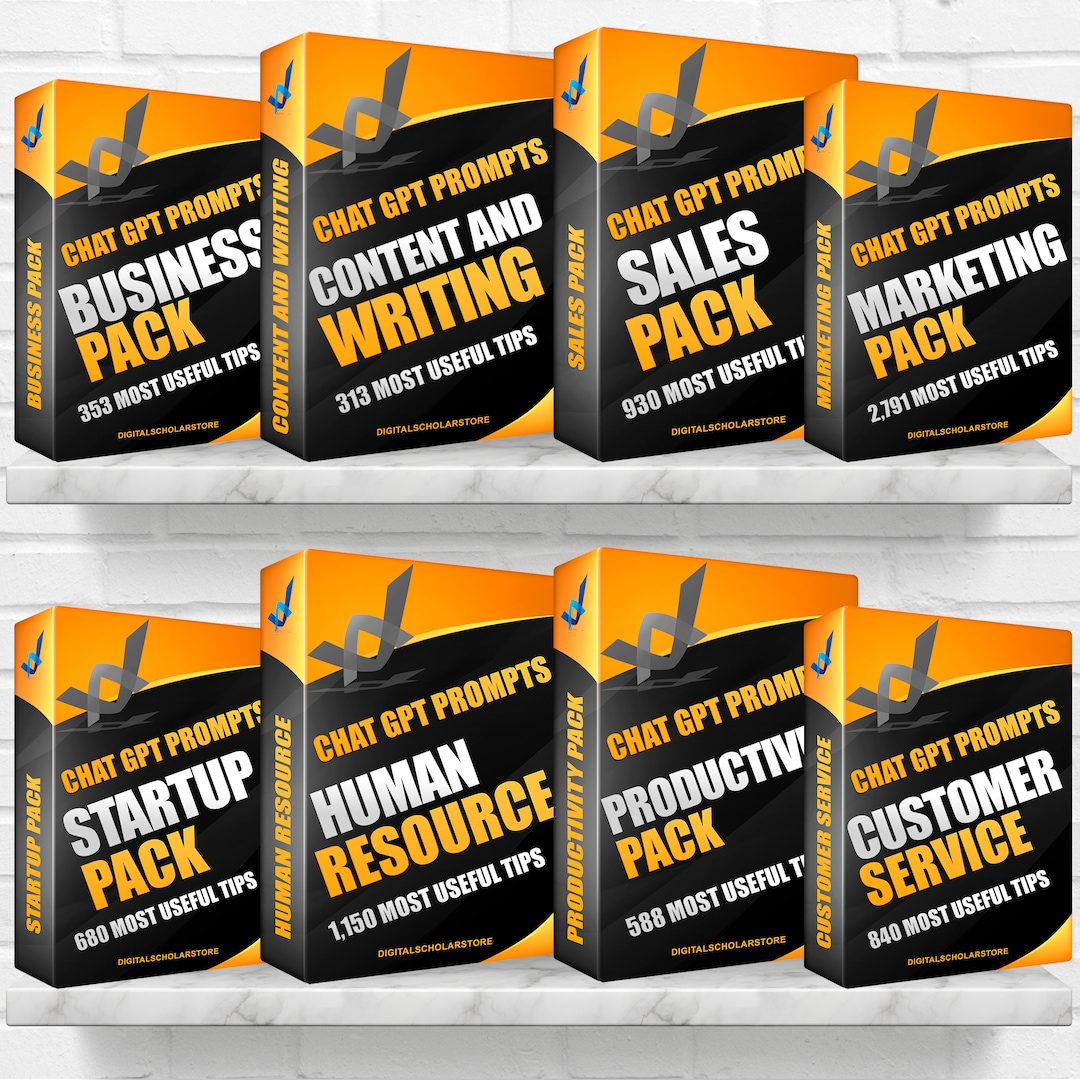 The Ultimate Complete Chat GPT Prompts ''boost Your Business'' Updated Bundle Pack 2024 - Etsy
