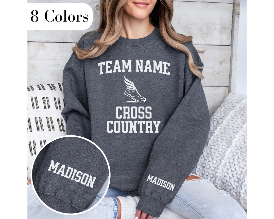 Personalized Cross Country Sweatshirt Custom Name Cross Country ...