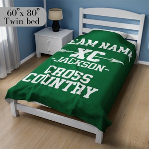 Personalized Cross Country Blanket Custom Name Cross Country Senior ...