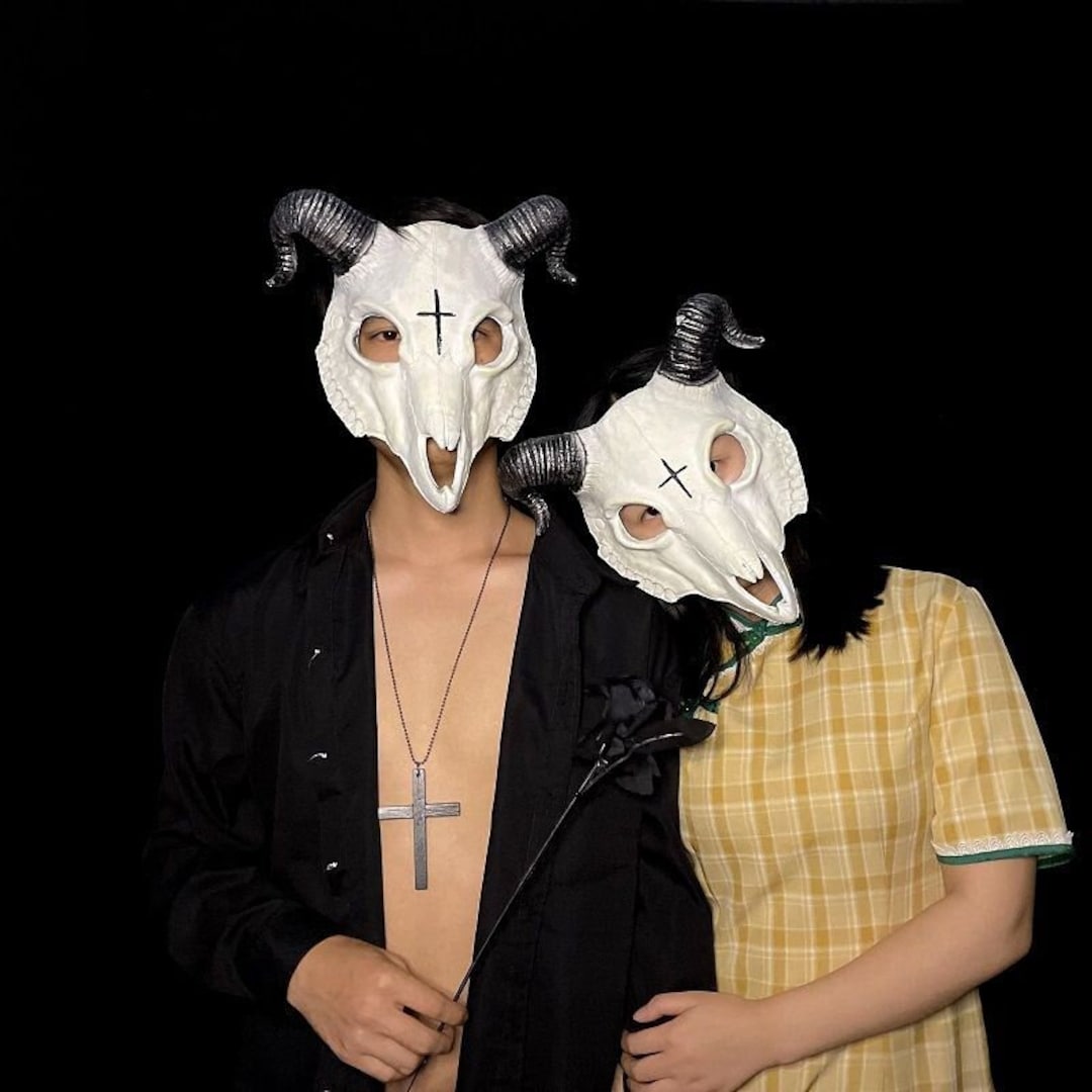 Halloween RAM Mask Ram Skull Mask for Cosplay Carnival or - Etsy